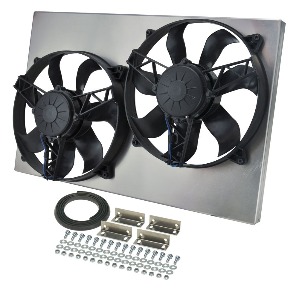Dual RAD Fan w/Alum Shroud Assembly - RV Parts Express - Specialty RV ...