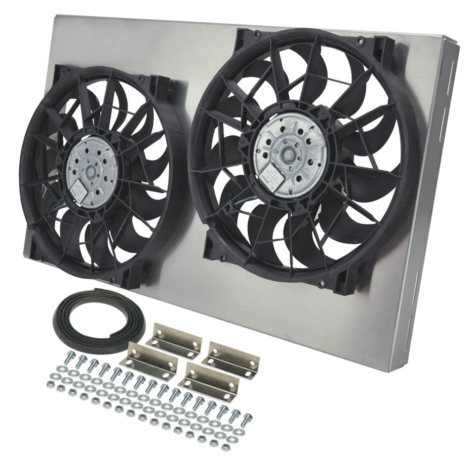 Dual RAD Fan w/Alum Shroud Assembly - RV Parts Express - Specialty RV ...