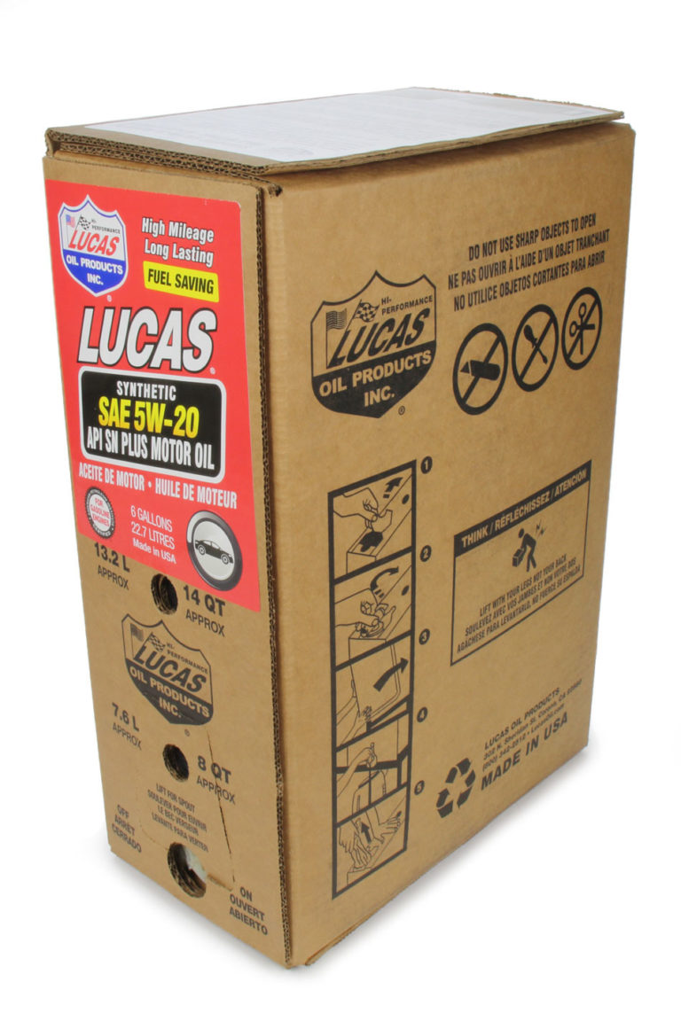Synthetic SAE 5W20 Oil 6 Gallon Bag In Box - RV Parts Express ...
